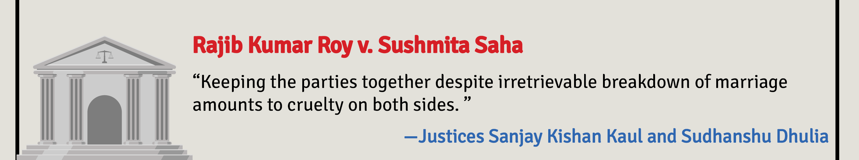 Irretrievable Breakdown of Marriage